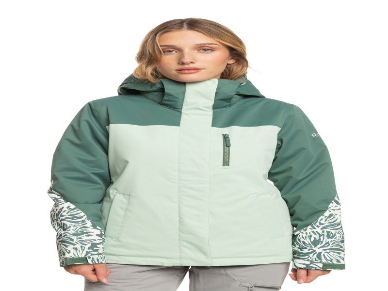 Roxy Jetty Block - Kadın Snowboard Yeşil Kayak Montu - 8,999.00 TL